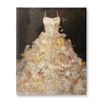 Click here for Stupell Industries Butterfly Evening Gown Dress Ca... prices