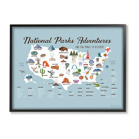 Click here for Stupell Industries National Parks Adventures Usa M... prices