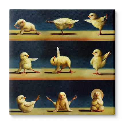Click here for Stupell Industries Yoga Chicks Stretching Farm Ani... prices