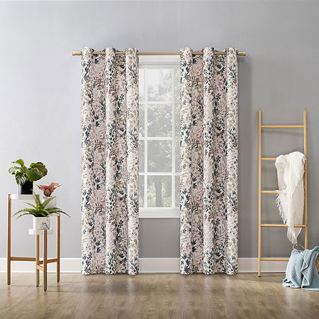 Click here for Amelie Botanical Print Room Darkening Grommet Curt... prices