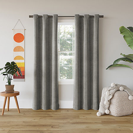 Click here for Cascade Pleated Velvet Blackout Grommet Curtain Pa... prices
