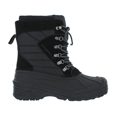 Weatherproof Mens Badger Waterproof Flat Heel Winter Boots - JCPenney