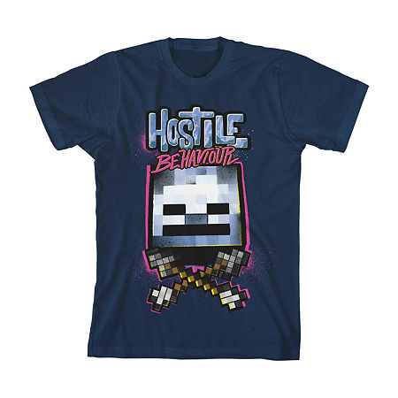 Click here for Boys Crew Neck Short Sleeve Relaxed Fit Minecraft... prices