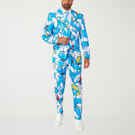 Click here for Opposuits Smurf Mens 3-pc. Suit Set  52 Regular  M... prices