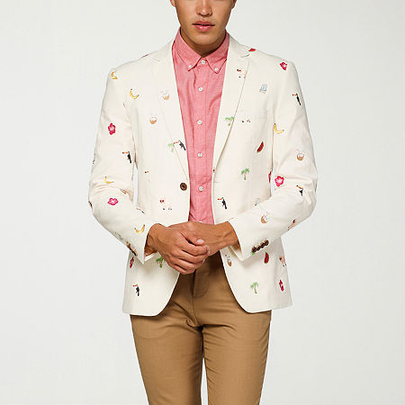 Click here for Opposuits Mens Slim Fit Blazer  42 Regular  Beige prices