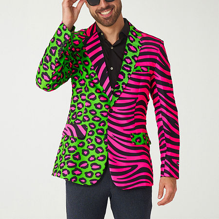 Click here for Suitmeister Mens Party Blazer - Neon Animal Print... prices