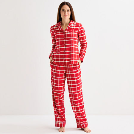 Click here for Liz Claiborne Womens Flannel Long Sleeve 2-pc. Paj... prices