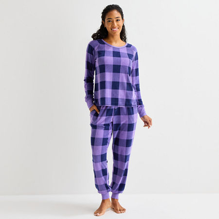 Click here for Sleep Chic Womens Fleece Crew Neck Long Sleeve 2-p... prices