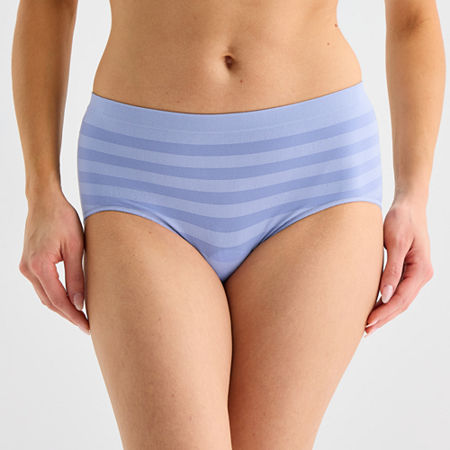 Click here for Ambrielle Womens Seamless Brief Panty  Large  Blue prices