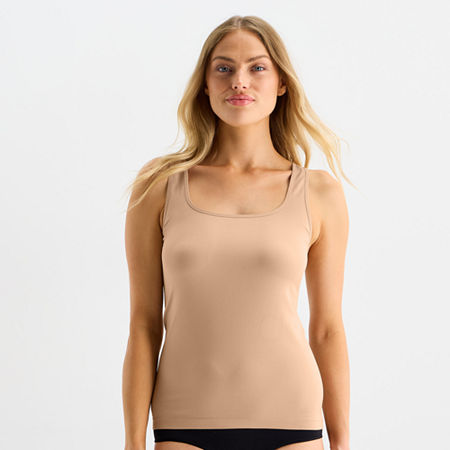 Click here for Ambrielle Seamless Shapewear Camisole  Large  Beig... prices