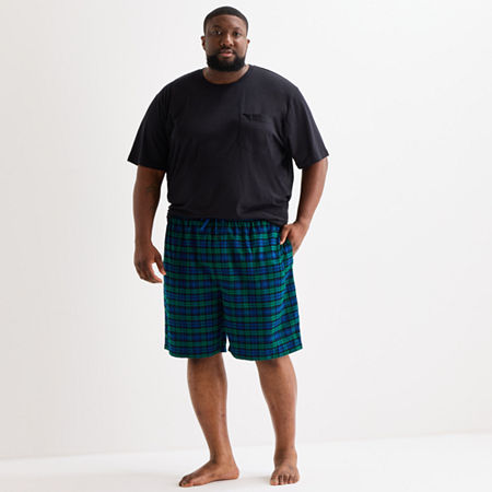 Click here for St. Johns Bay Mens Flannel Big Pajama Shorts  5x-l... prices