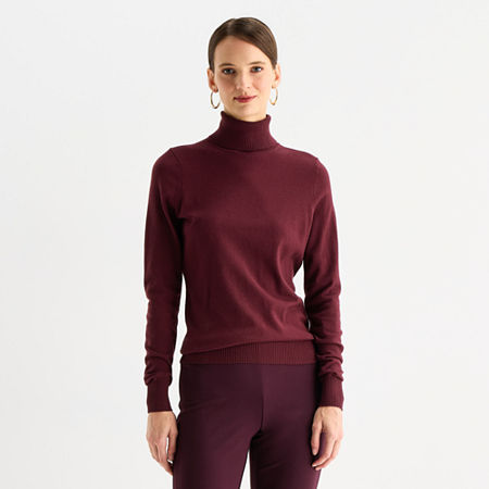 Click here for Worthington Womens Turtleneck Long Sleeve Pullover... prices