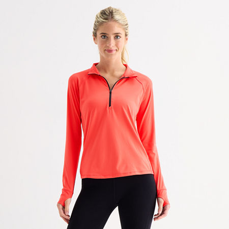 Click here for Xersion EverUltra-Lite Womens Mock Neck Long Sleev... prices
