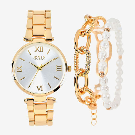 Click here for Jones New York Womens Shiny Gold-Tone Metal Bracel... prices