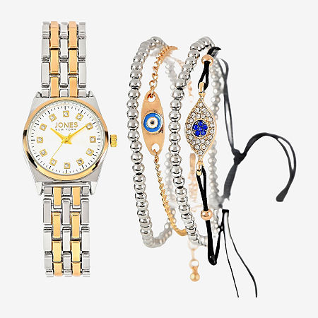 Click here for Jones N.Y. Womens Two Tone Bracelet Watch A1874s-4... prices