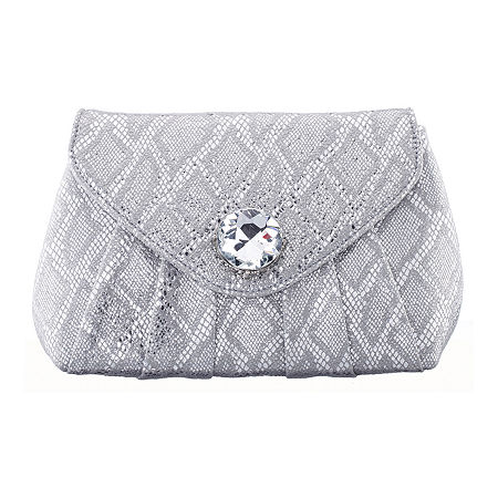 Click here for N By Nina Rebel Snake Clutch  One Size  Silver prices