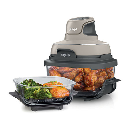 Ninja Crispi 4-in-1 Portable Glass Air Fryer Cooking System  One Size  Gray