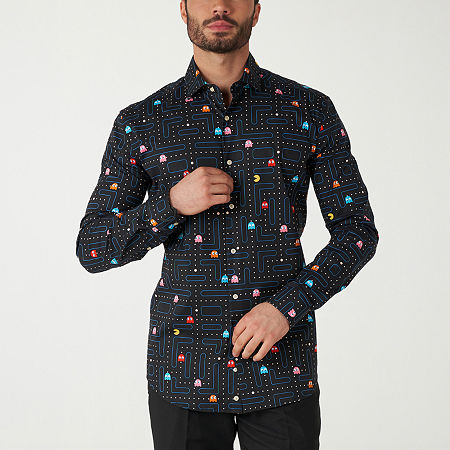 Click here for Opposuits Pac-Man Mens Pacman Long Sleeve Dress Sh... prices