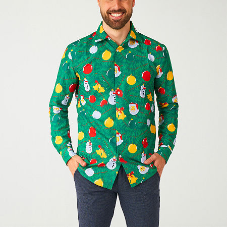 Click here for Suitmeister Mens Long Sleeve Dress Shirt  Large  G... prices