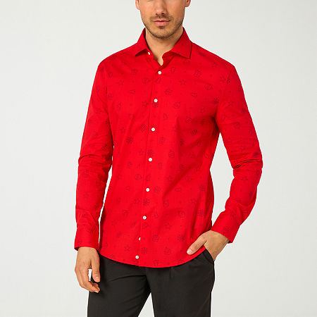 Click here for OppoSuits Big & Tall Christmas Shirt - Festive - B... prices