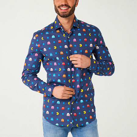 Click here for Opposuits Pac-Man Mens Pacman Long Sleeve Dress Sh... prices