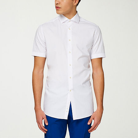 Click here for Opposuits Mens Short Sleeve Dress Shirt  Small  Wh... prices