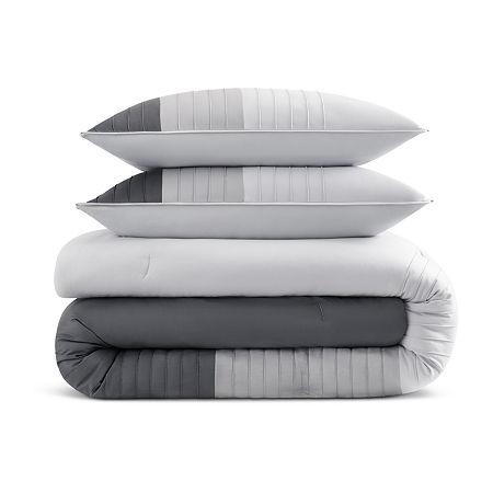 Click here for Gaiam Microfiber Percale 3 Piece Comforter  One Si... prices