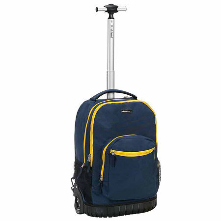 Click here for Rockland 19 Wheeled Backpack  One Size  Blue prices