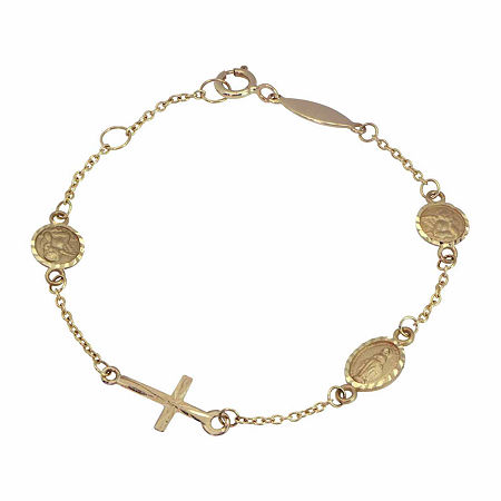 Click here for 14K Gold 5 1/2 Children Charm Bracelet  One Size prices