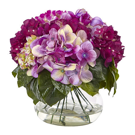 Click here for Nearly Natural Multi-Tone Beauty Hydrangea With Ro... prices
