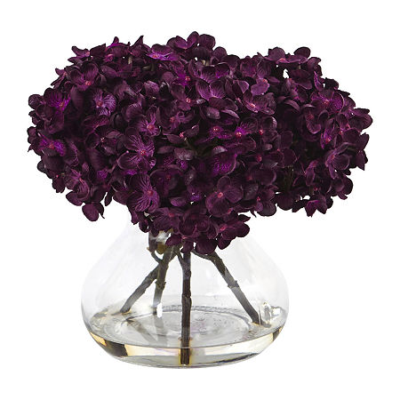 Click here for Nearly Natural 8.5H Hydrangea Silk Flower Arrangem... prices