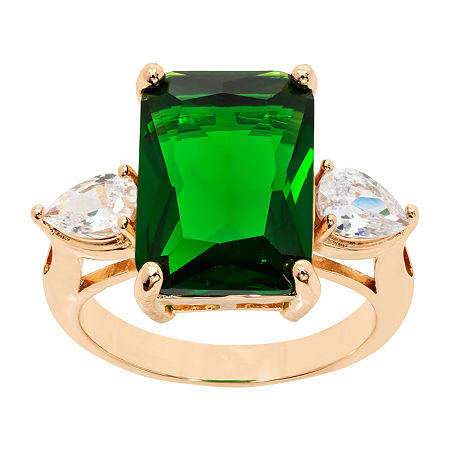 Click here for Sparkle Allure Cubic Zirconia 14K Gold Over Brass... prices