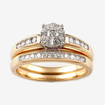 Click here for Round 1/2 CT.T.W. Natural Diamond Side Stone Brida... prices