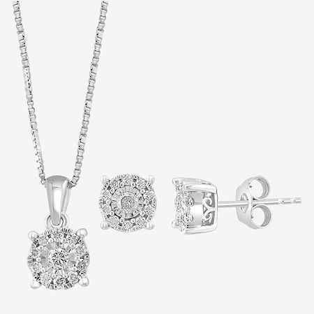 Click here for Effy Womens 1/2 CT. T.W. Natural White Diamond Ste... prices
