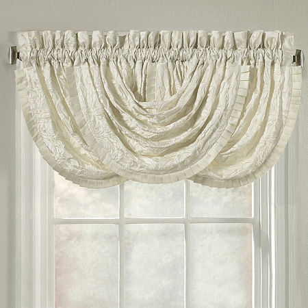 Click here for Queen Street Rod Pocket Waterfall Valance  One Siz... prices