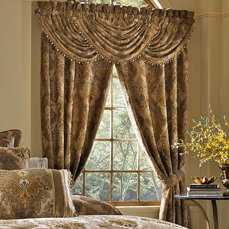 J Queen New York Bradshaw Window Panel Pair  50 x 84 - Natural