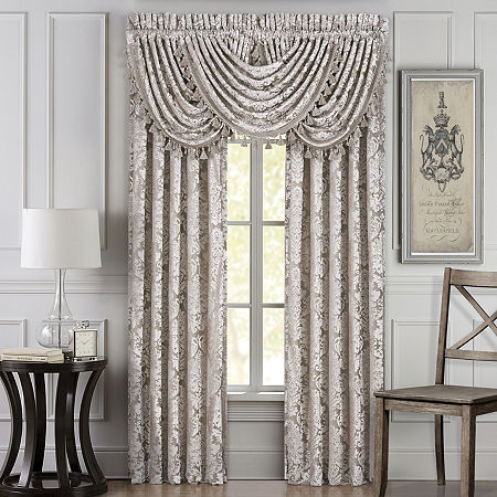 J Queen New York Bel Air Window Panel Pair  50 x 84 - Sand