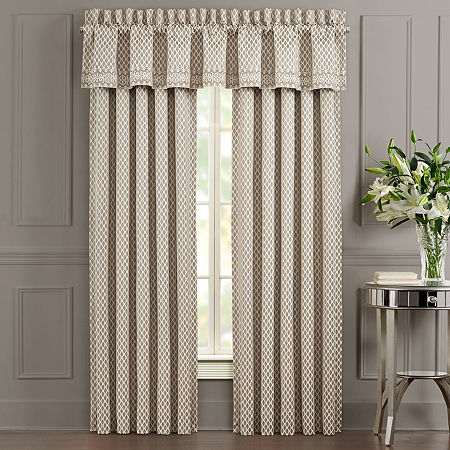 Five Queens Court Beaumont Window Panel  50 x 84 - Champagne
