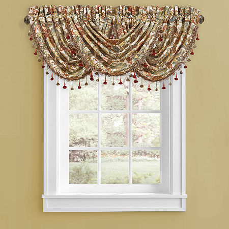 Click here for Five Queens Court August Rod Pocket Waterfall Vala... prices