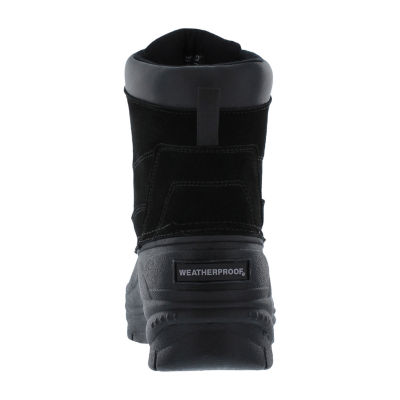 Weatherproof Mens Benson Waterproof Flat Heel Winter Boots, Color ...