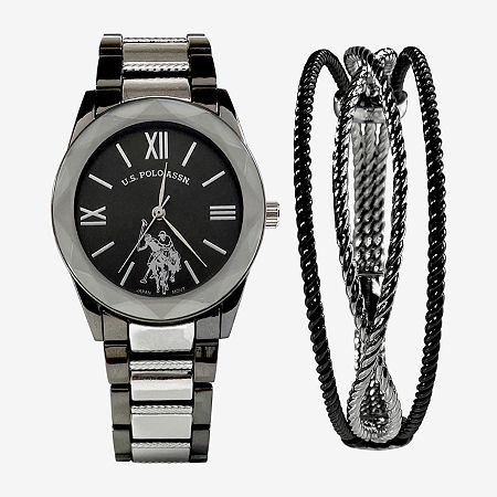 Click here for U.S. Polo Assn. Womens Two Tone 2-pc. Watch Boxed... prices