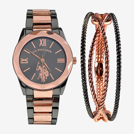 Click here for U.S. Polo Assn. Womens Two Tone 2-pc. Watch Boxed... prices