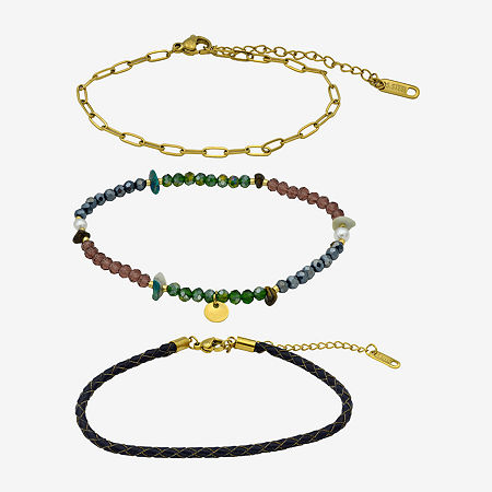 Click here for Gold Reflections Womens 3-pc. Multi Color Crystal... prices