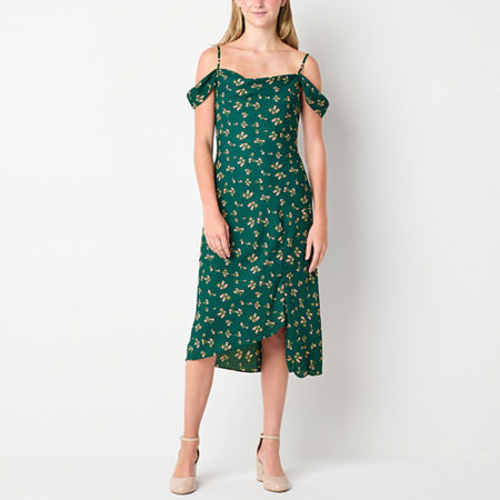 Click here for by&by Womens Sleeveless Midi Casual Floral Juniors... prices