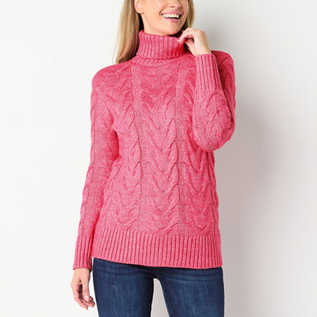 Click here for St. Johns Bay Womens Turtleneck Long Sleeve Pullov... prices