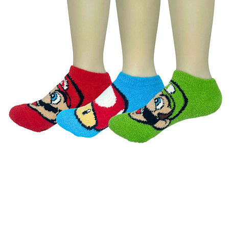 Click here for Little & Big Boys 3 Pair Super Mario Cozy Low Cut... prices