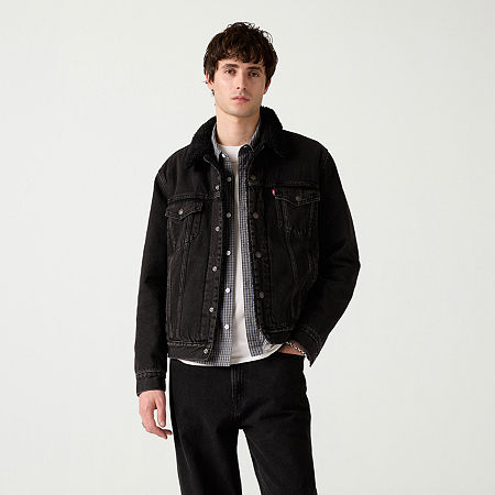 Click here for Levis Mens Sherpa Trucker Jacket  X-large  Black prices