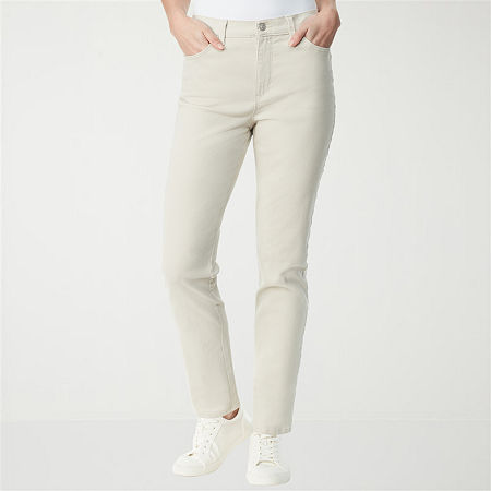 Gloria Vanderbilt Womens Amanda Classic Straight Jeans  in Regular  Short & Long - Stonewood