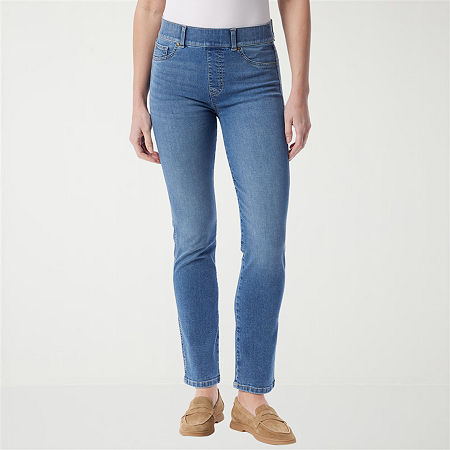 Gloria Vanderbilt Womens Shape Effect Straight Leg Jeans - Eastwood
