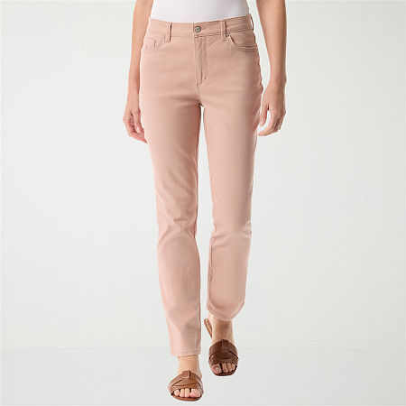 Click here for Gloria Vanderbilt No Womens High Rise Straight Leg... prices